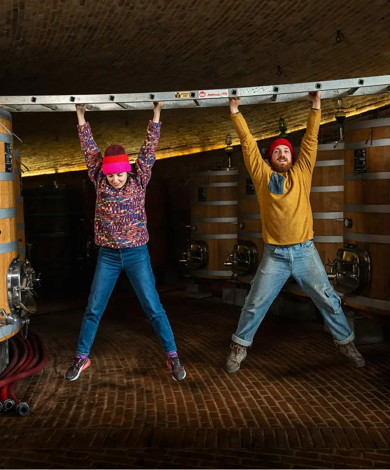 The Golden Cellar in Montalcino: chasing harmony of our wines | Podere Le Ripi